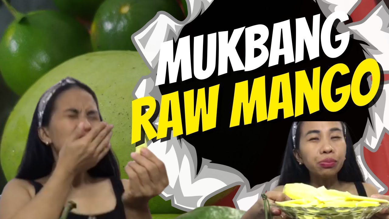 Mukbang Raw Mango - YouTube