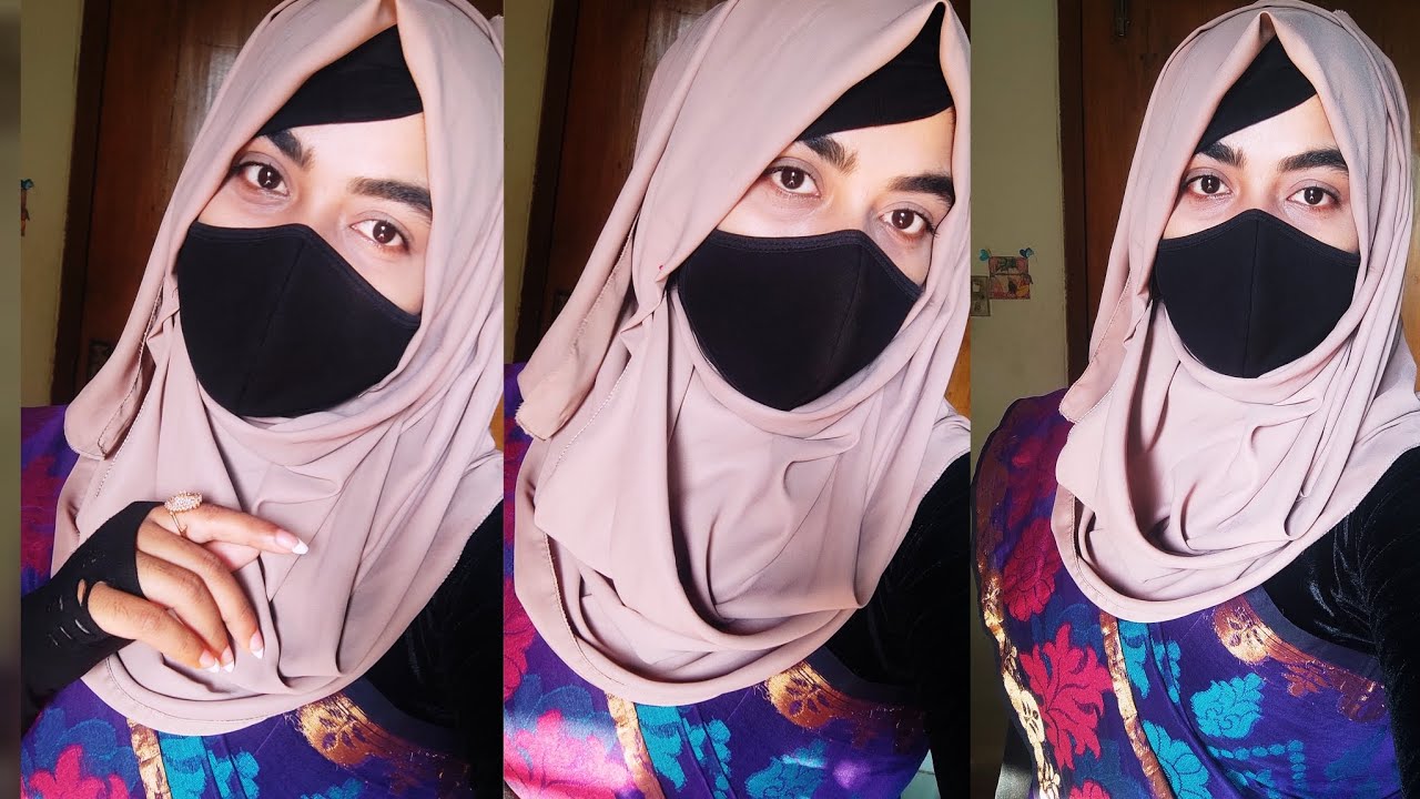 Most Requested hijab tutorial with saree | Hijab lifestyle with a saree ...