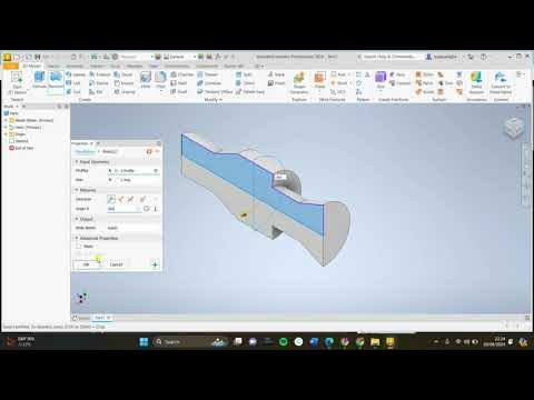 Langkah Penggunaan Revolve pada Autodesk Inventor 2024 - YouTube