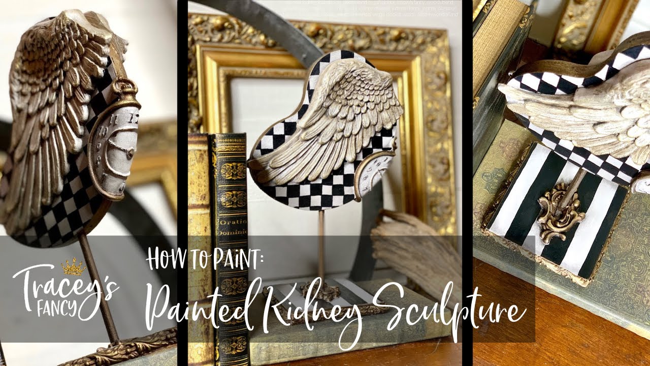 Painted Kidney Sculpture | Tracey's Fancy - YouTube