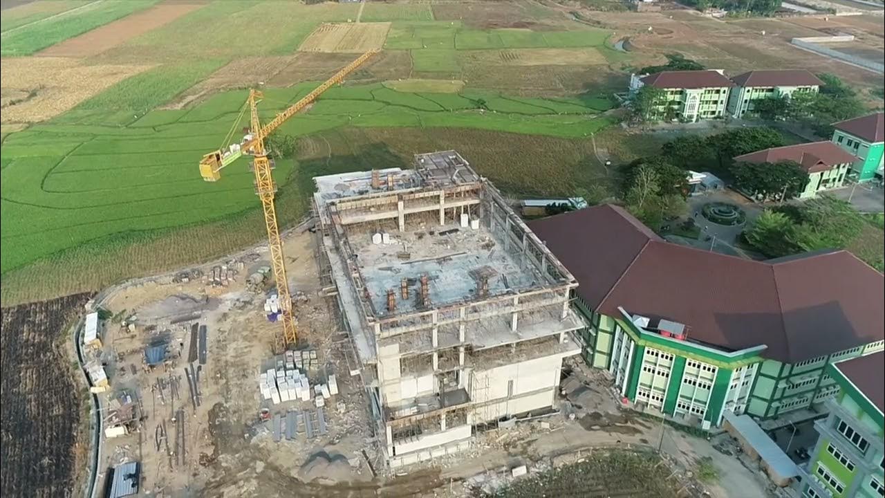 Progres Minggu Ke-19 Pembangunan Lap. Terpadu IAIN Kudus (SBSN-2023) - YouTube