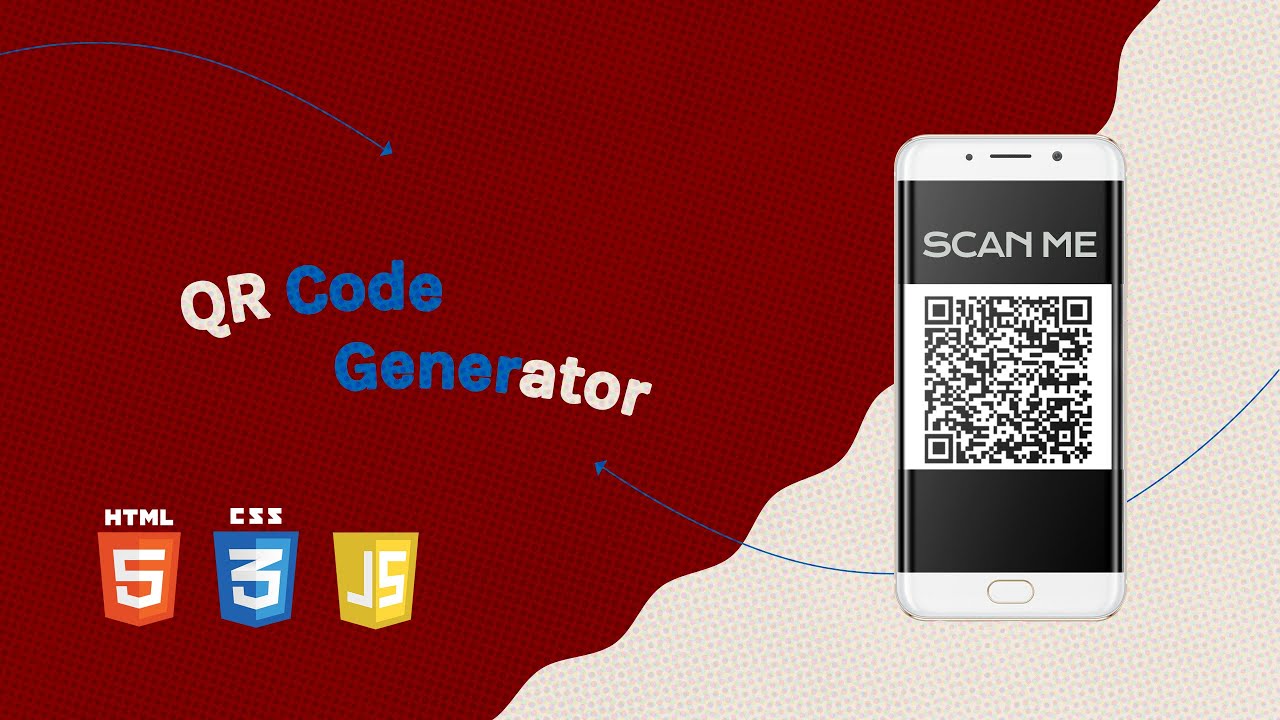 QR Code Generator Using HTML, CSS & JS - YouTube