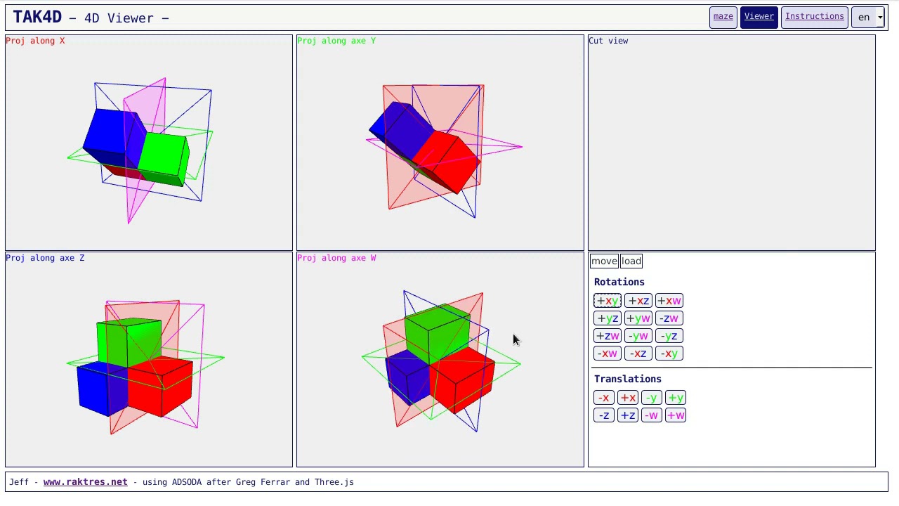TAK4D - 4D visualization - 3D chirality demo - YouTube