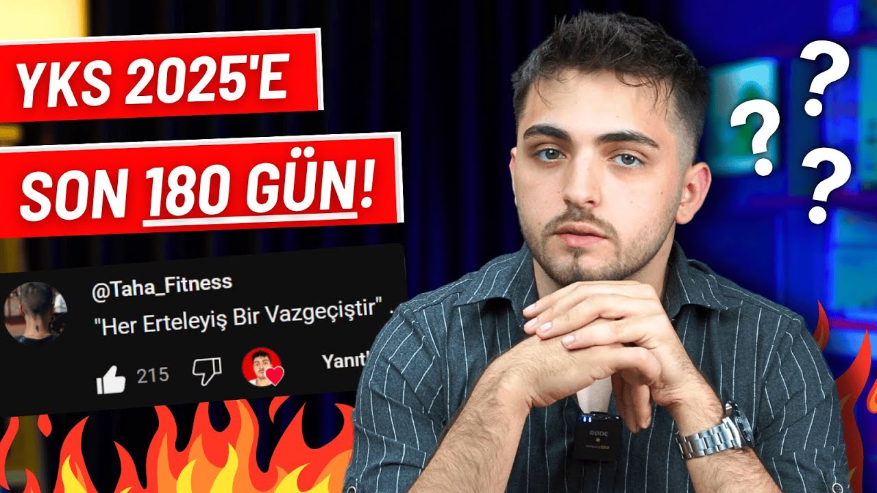 YKS 2025’E SON 180 GÜN… 🔥| Yetişir mi, Derece Hala Mümkün mü? | #yks #yks2025 - YouTube