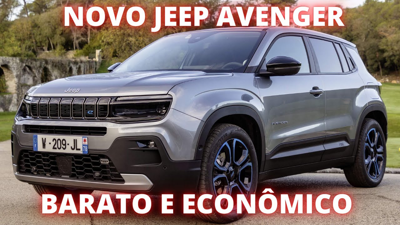 LANÇAMENTO JEEP AVENGER 2023 NOVO SUV DA JEEP BARATO NO BRASIL COM ...