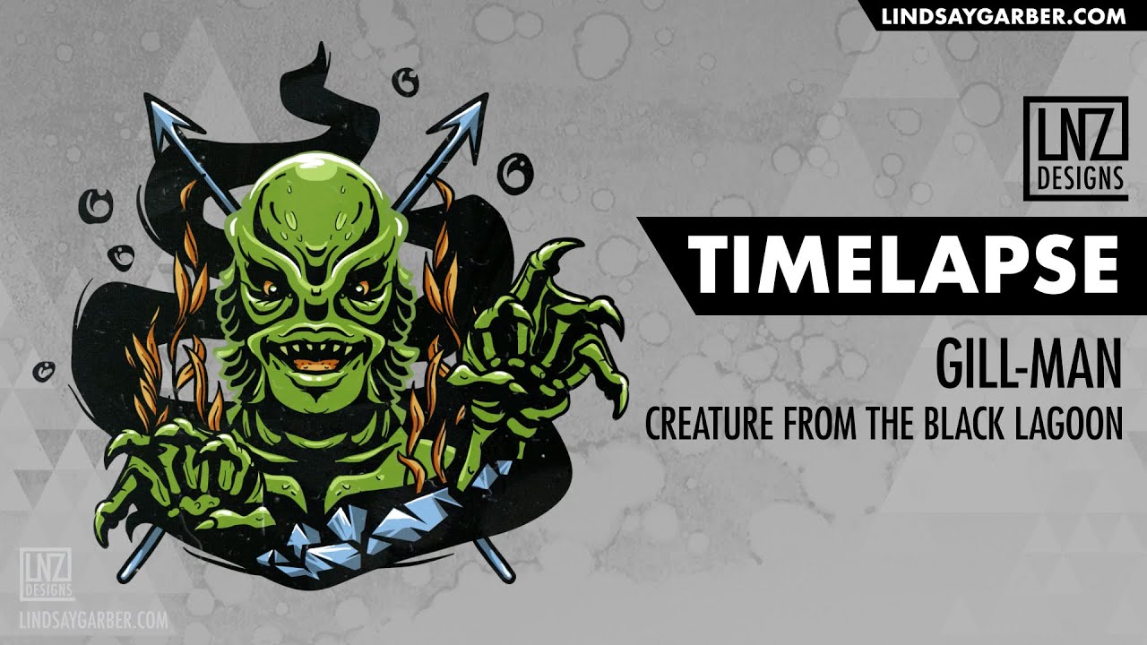 The Creature (Creature from the Black Lagoon) | Timelapse - YouTube