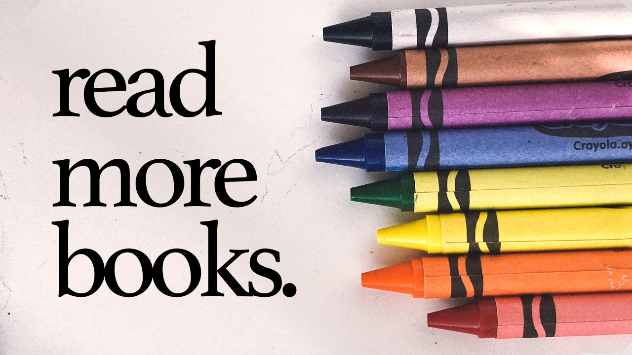 words are crayons, get a big box // reasons to read - YouTube