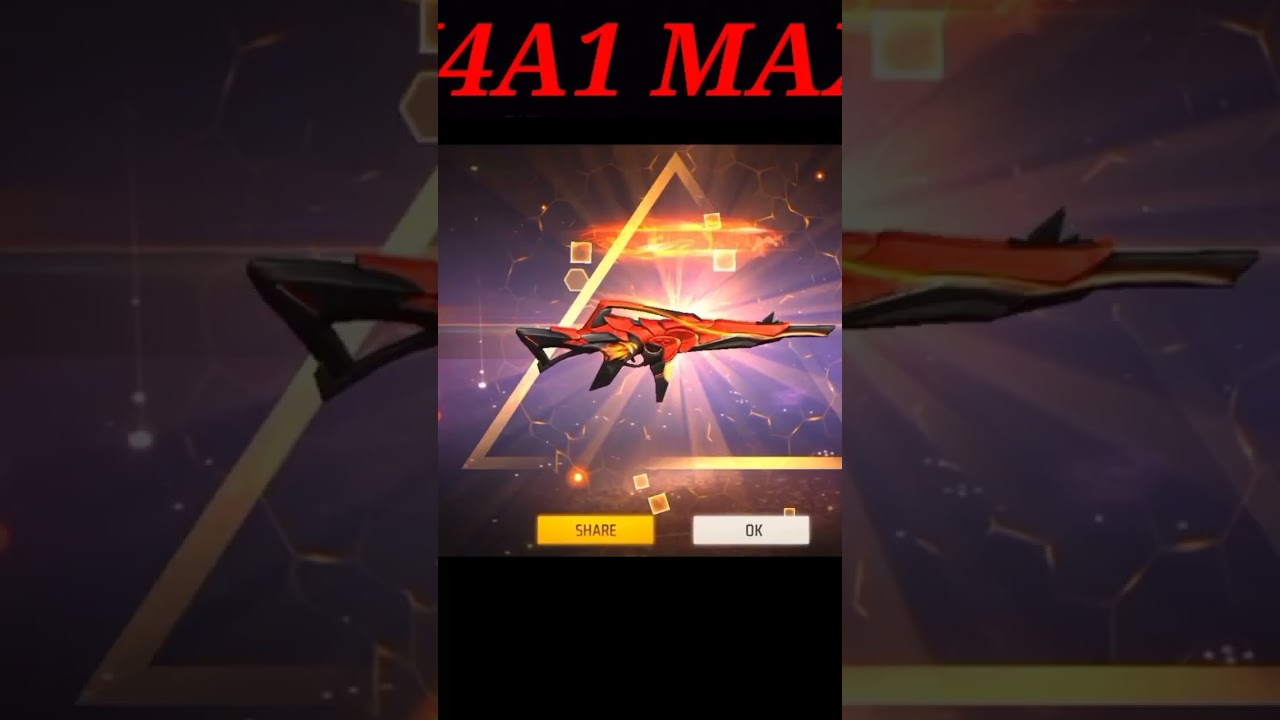 Upgrading M4A1 to max level||New M4A1 evo gun max (Love u all ️🇮🇳 ...