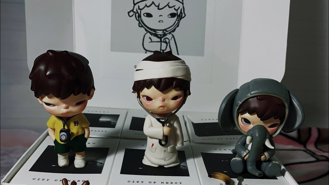 [HIRINO - POPMART] Unboxing Hirono Series 3 - City Of Mercy. - YouTube