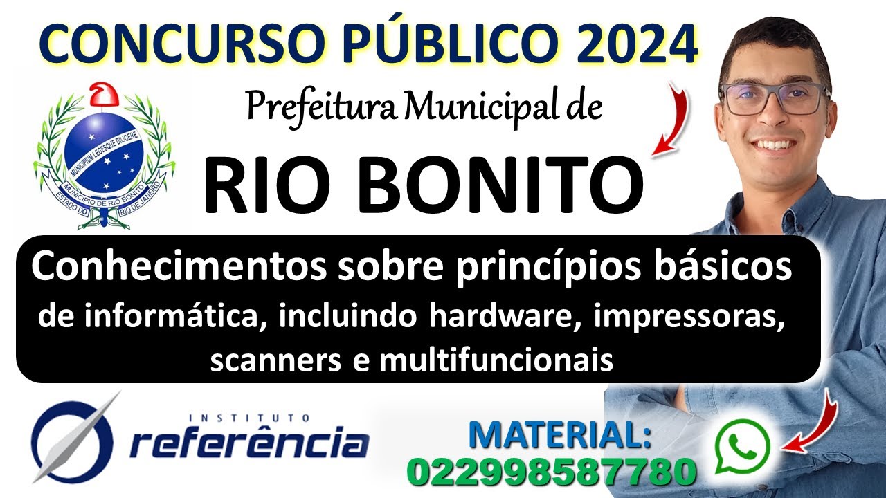 Conhecimentos sobre princípios básicos de informática | Concurso Rio ...