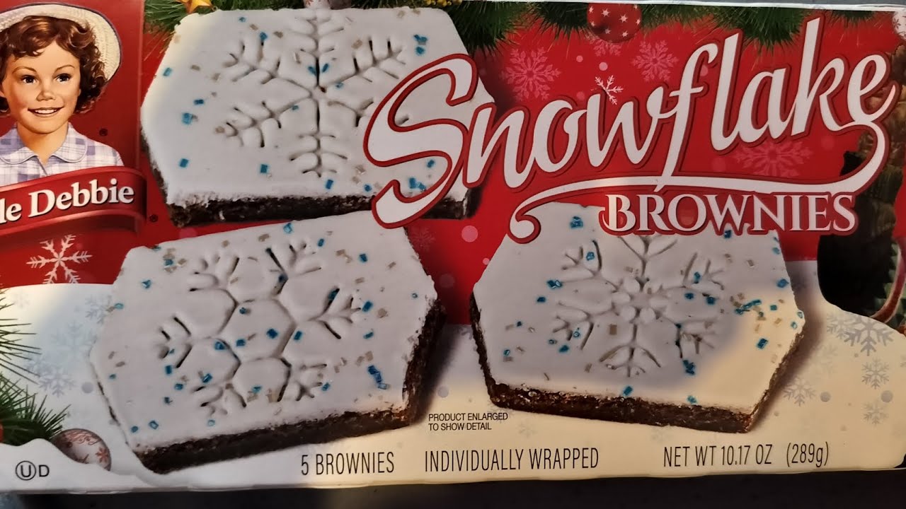Taste testing: Little Debbie snowflake brownies - YouTube