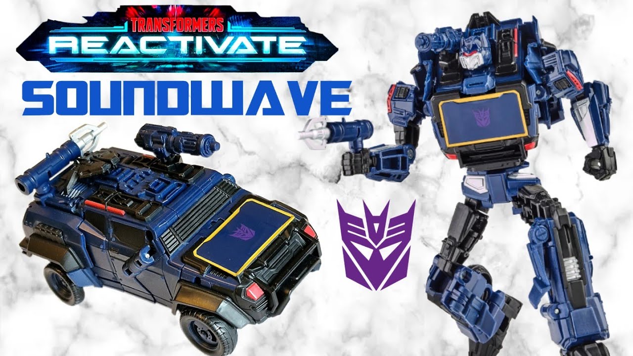 Transformers Reactivate Deluxe Class Soundwave Review #2024 - YouTube