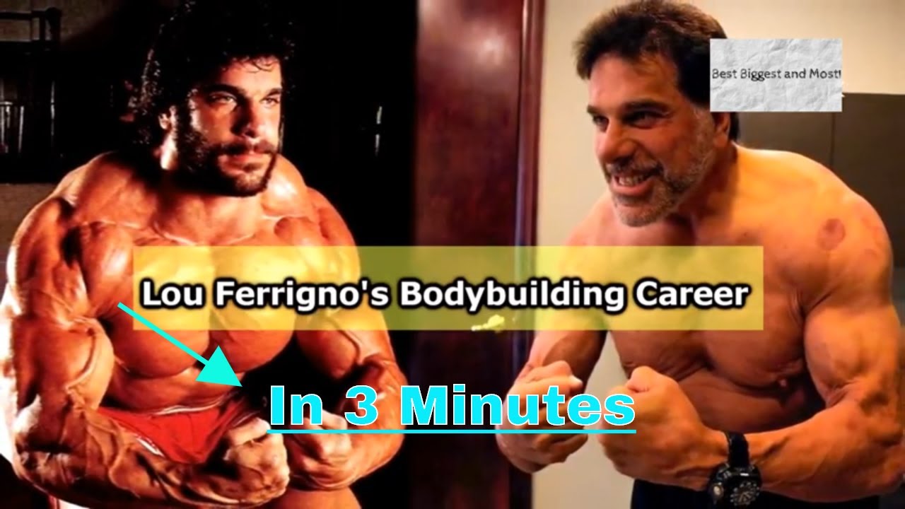Lou Ferrigno's Bodybuilding Career in 3 minutes- Best Biggest and Most ...