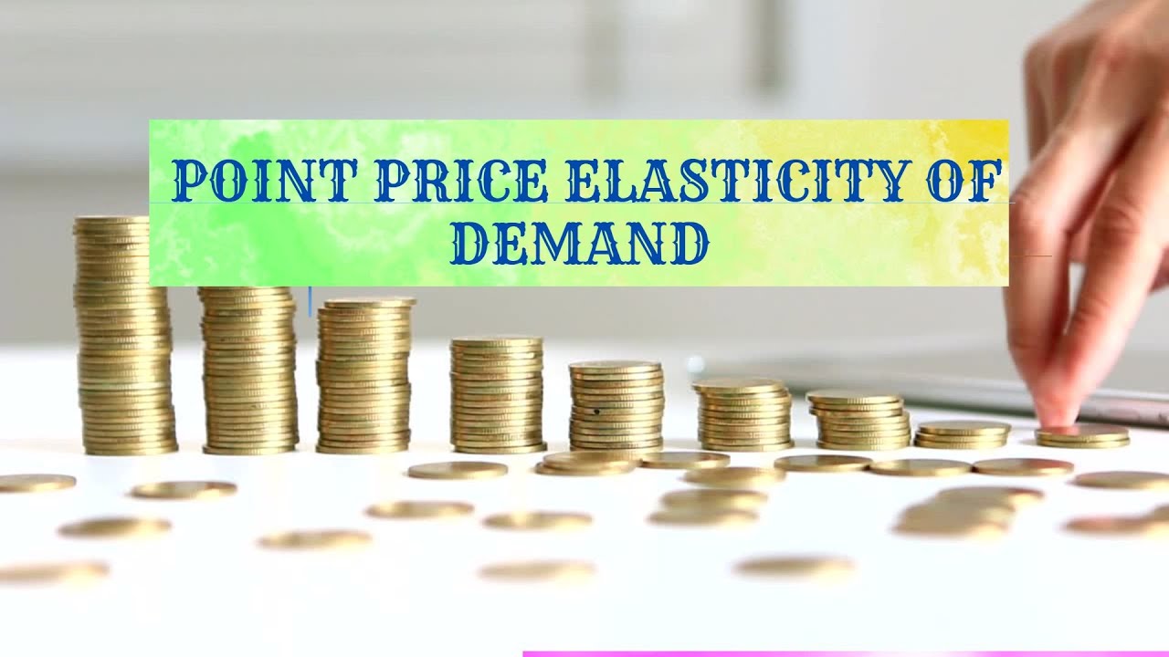 POINT PRICE ELASTICITY OF DEMAND - YouTube