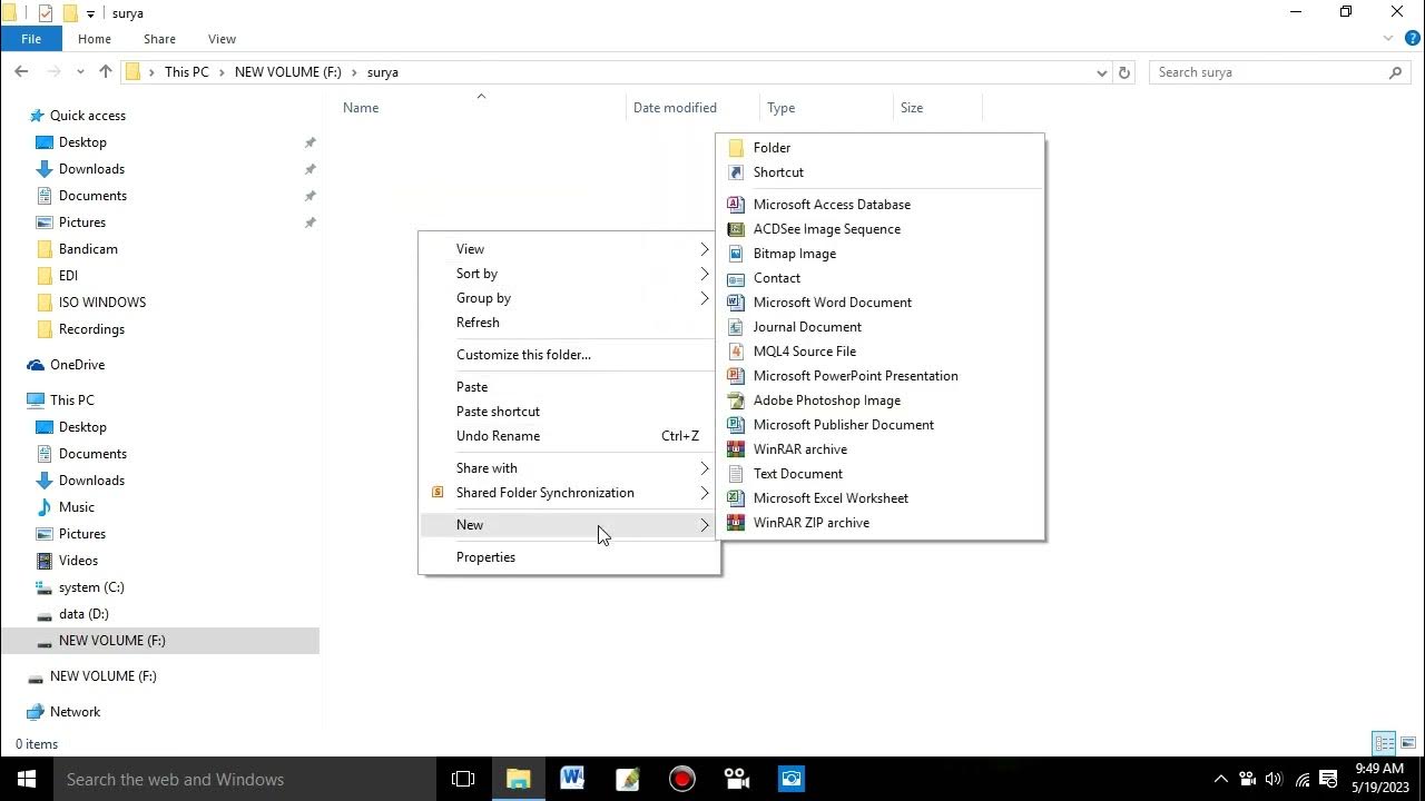 04 manajemen file copy paste search - YouTube