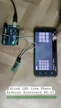 Arduino Bluetooth LED Blink #shorts Control led from phone #arduino # ...