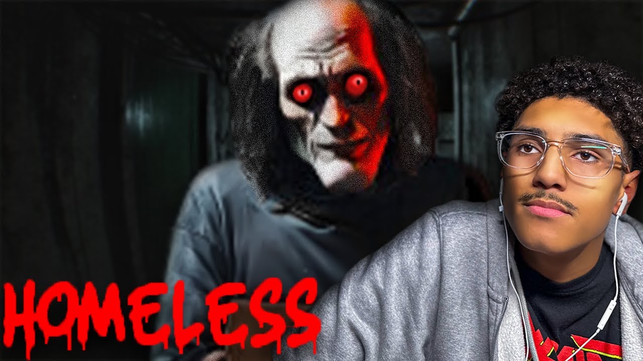 A horror game where I almost get EATEN. | Homeless - YouTube