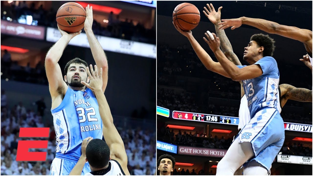 UNC cruises by Louisville behind Luke Maye and Cameron Johnson ...