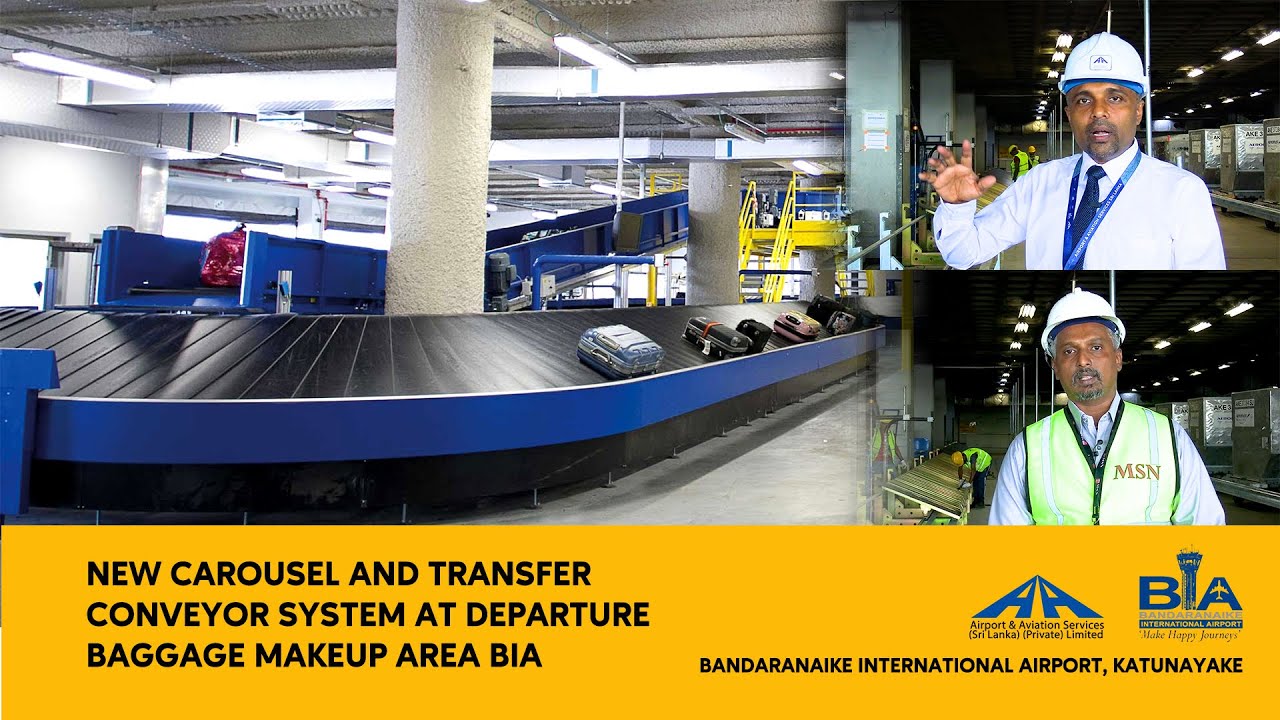 New Carousel and Transfer Conveyor System at Departure Baggage Makeup ...
