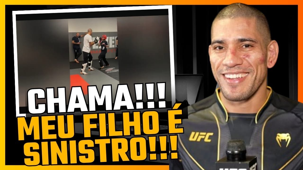 FILHO DO ALEX POATAN IMPRESSIONA COM SEMELHANÇA COM ESTILO DE LUTA DO ...