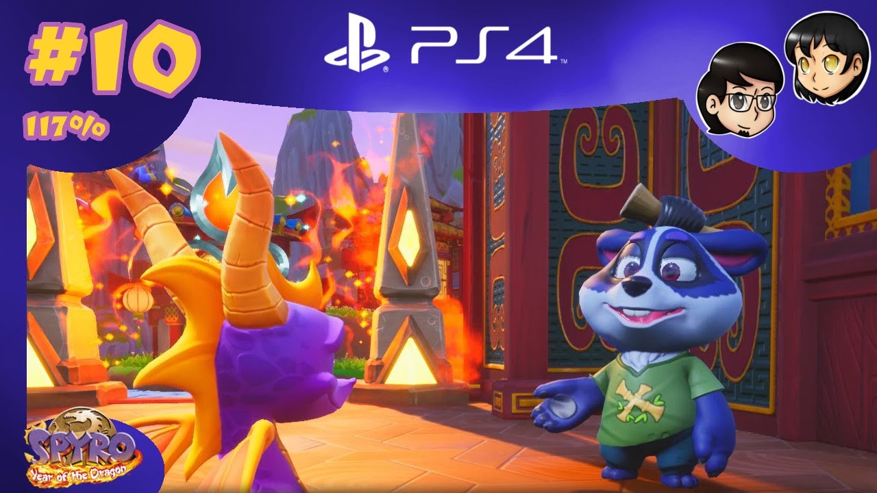 Spyro 3: Year of the Dragon (BLIND / 117%) Part 10 "Saving The Pandas ...
