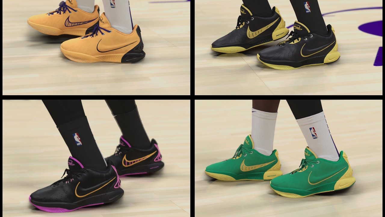 NBA 2K24 New Gen Shoe Creator Nike LeBron 21 Pack - YouTube