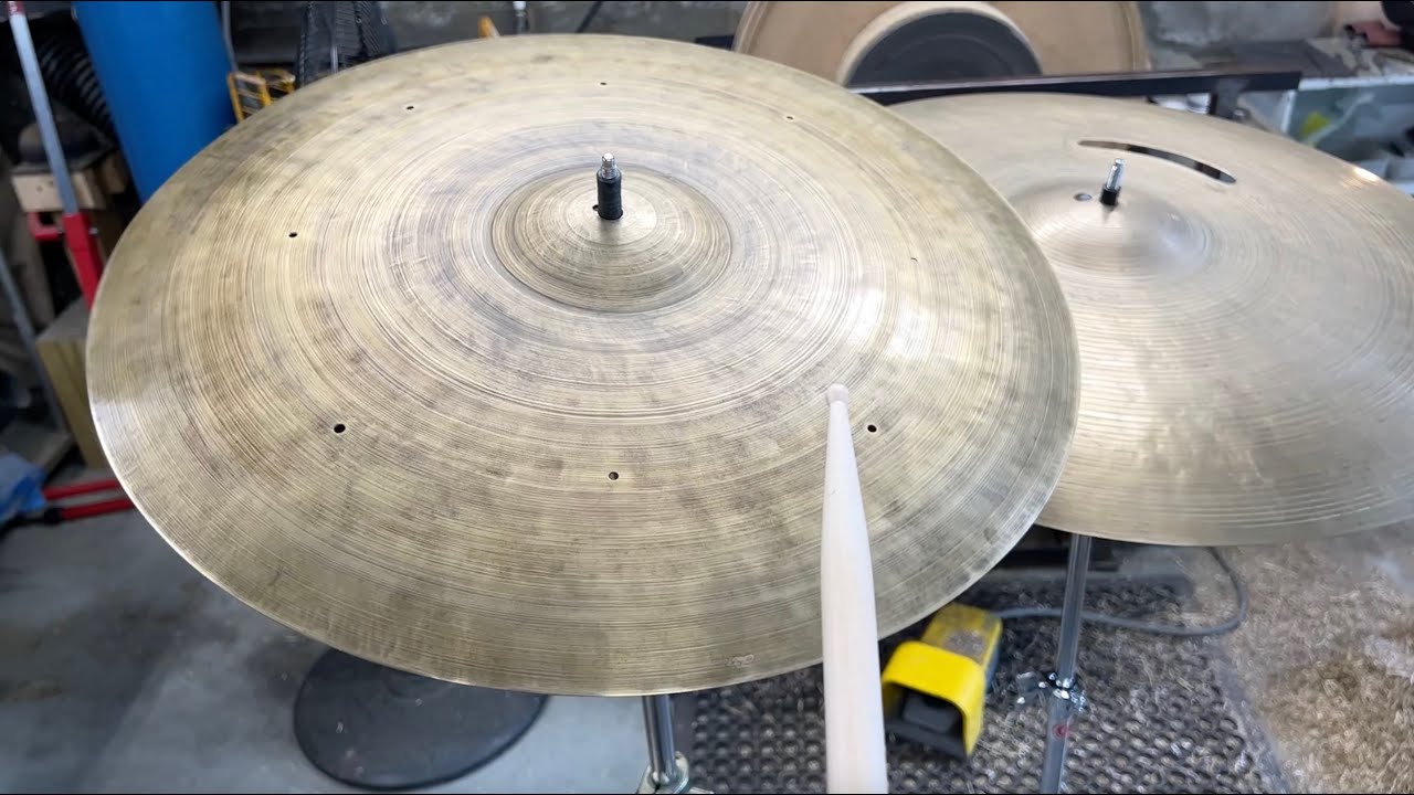 Modifying 2 “Old K” Cymbals - Timothy Roberts - YouTube