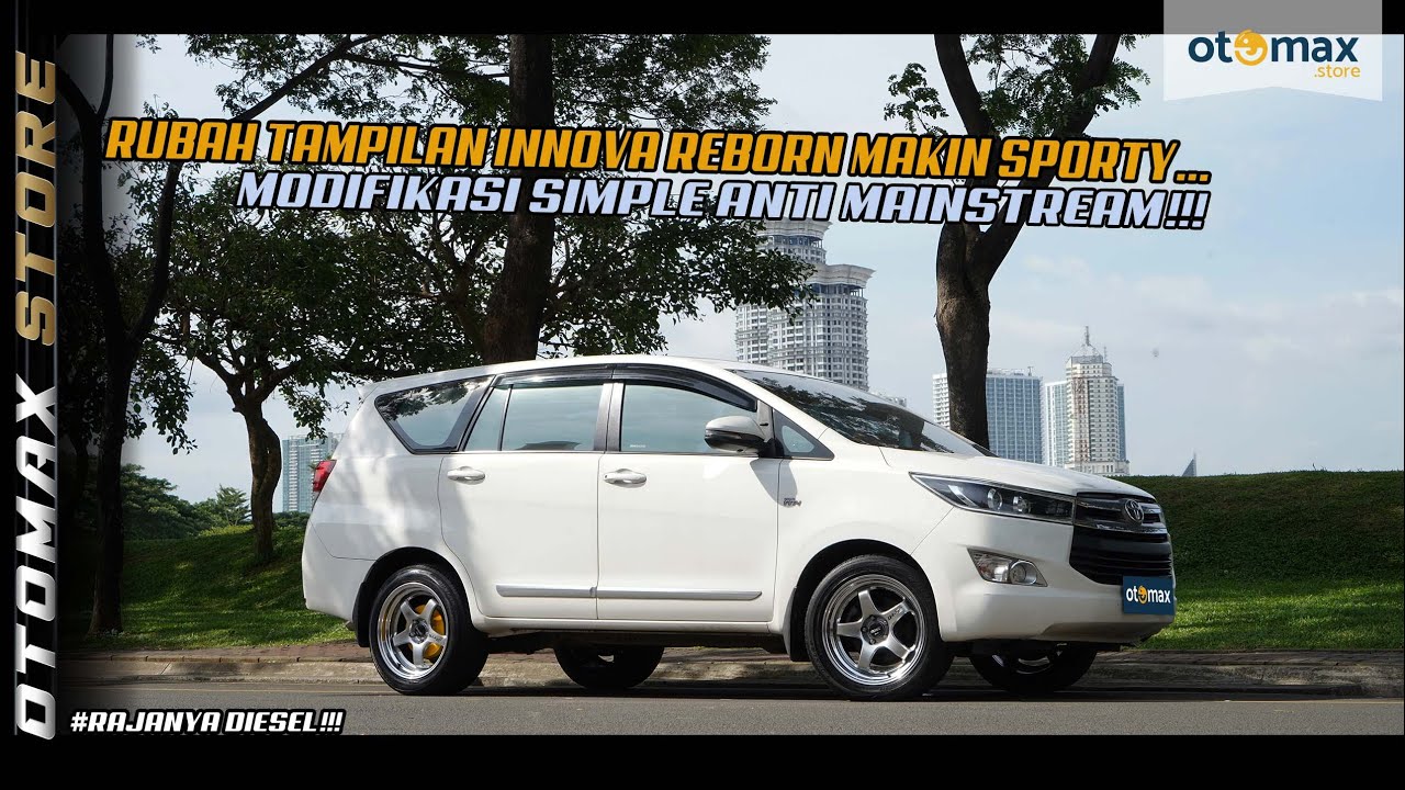 Modifikasi Toyota Innova Reborn, Pakai Velg Lenso Project D1 SE ...