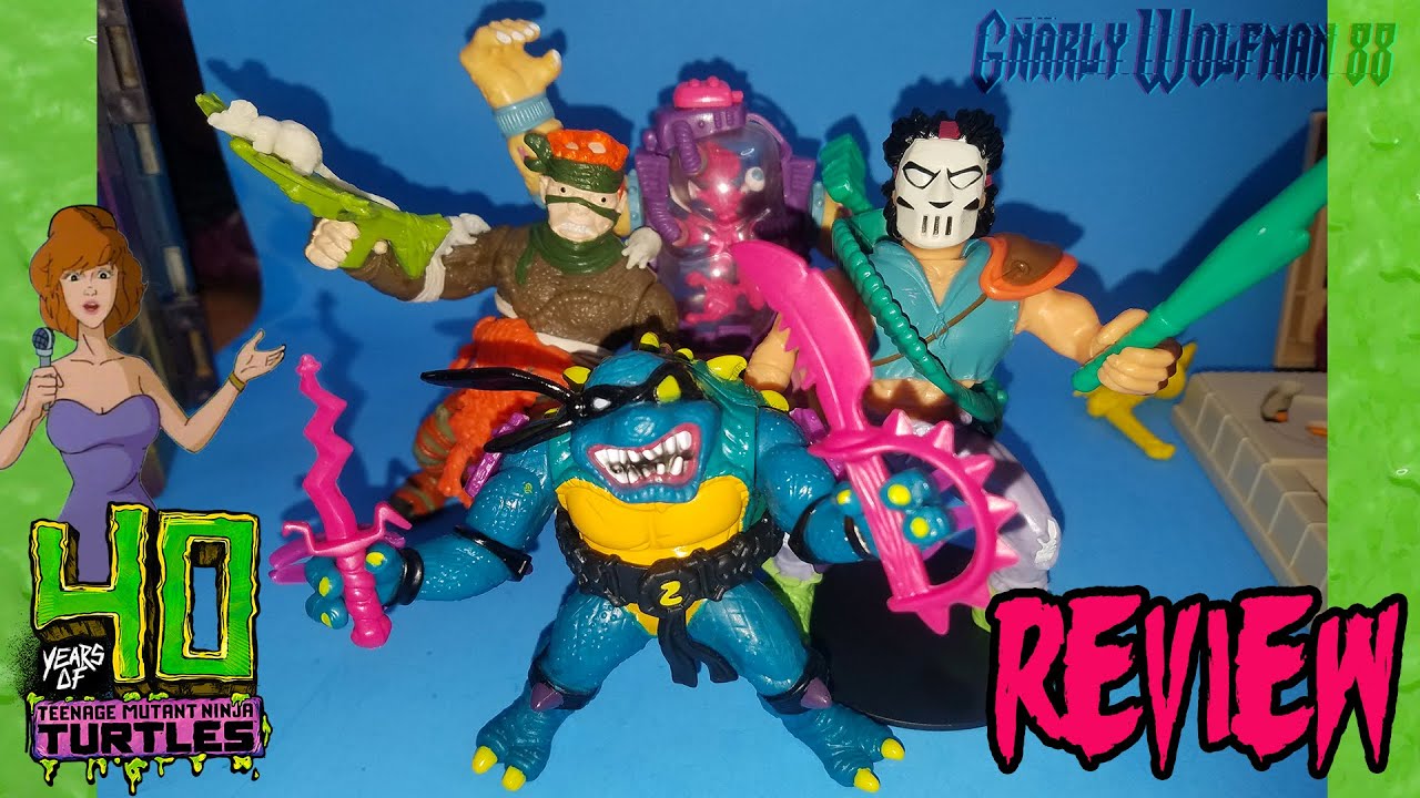 Playmates 40th Anniversary TMNT Re-Issues: Slash, Casey Jones, Rat King ...