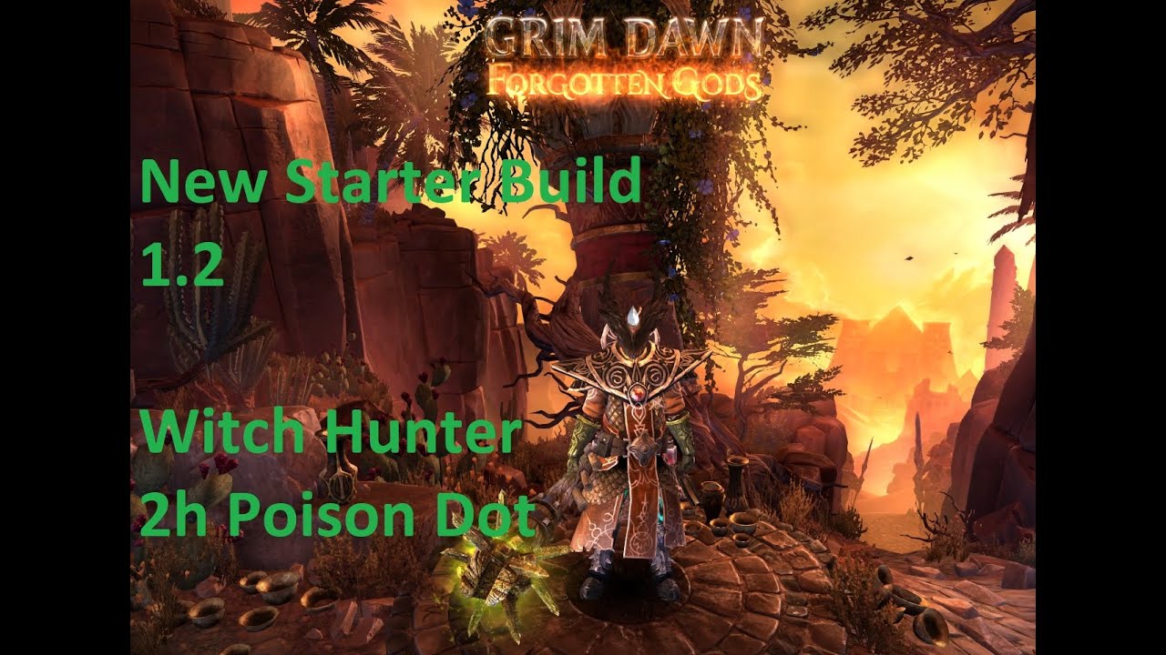 GD 1.2 Starter Build - Witch Hunter 2h Poison Dot - YouTube