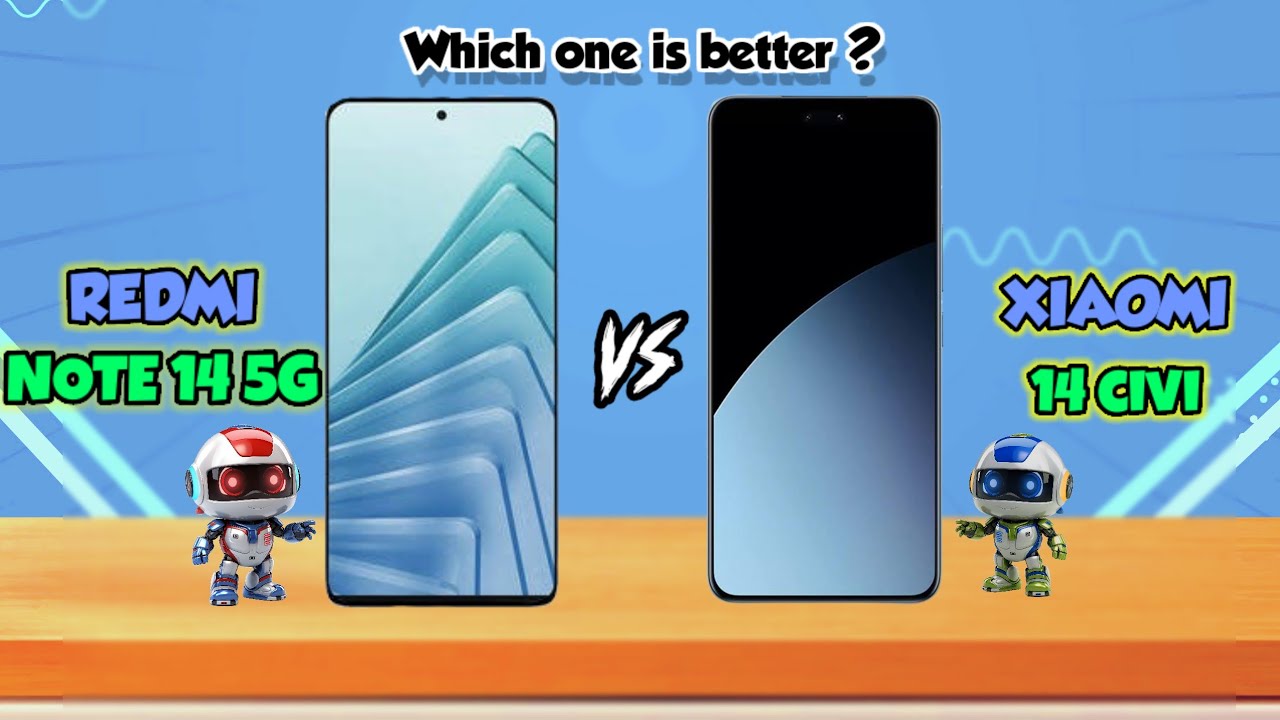 REDMI NOTE 14 5G VS XUAOMI 14 CIVI;Which Phone is Faster REDMI NOTE 14 ...