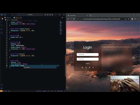 ASMR Programming | Login Page Design with Html Css | No Talk | With Music - YouTube