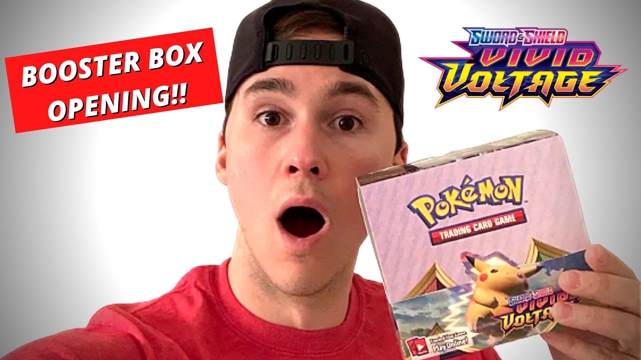 Opening the Vivid Voltage Booster Box!! Can a rainbow Pikachu be pulled ...