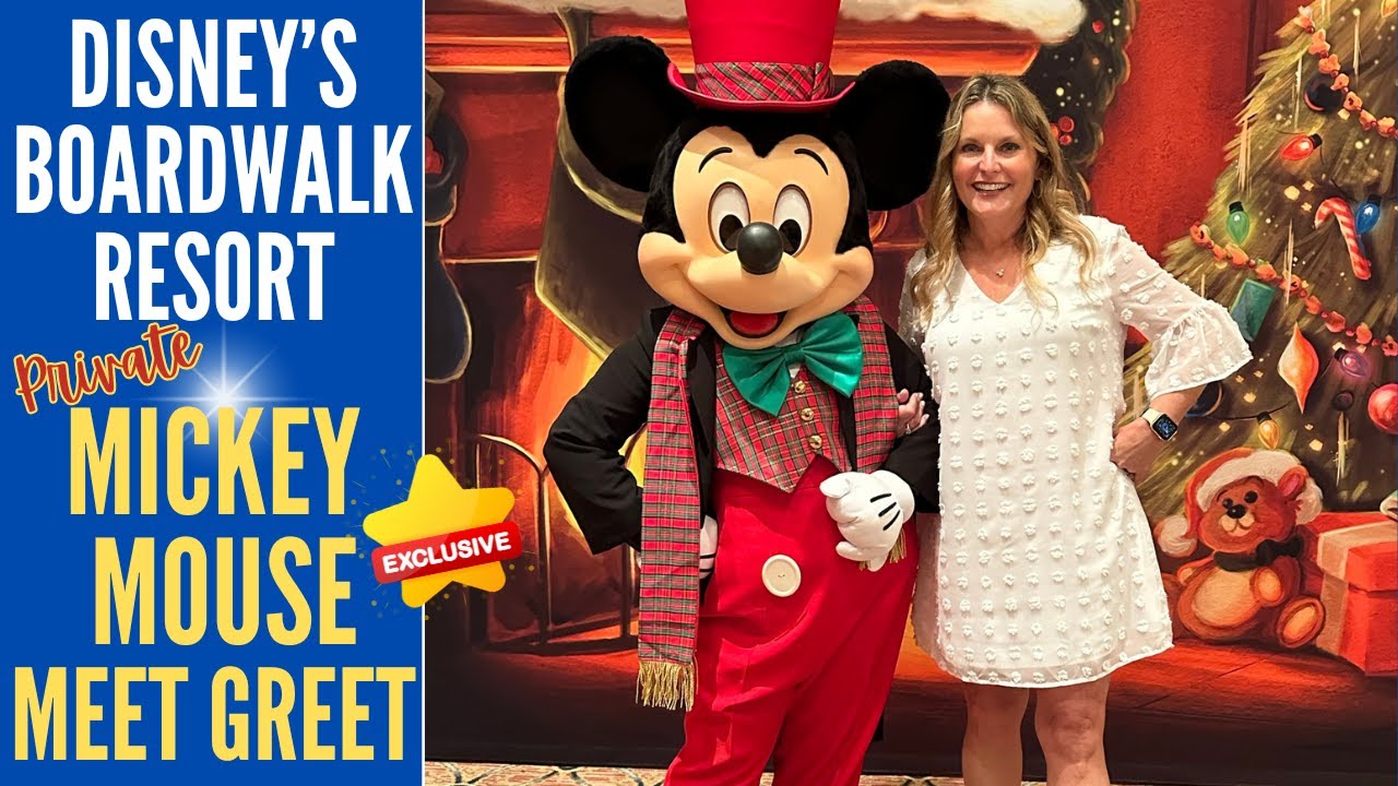 Disney PRIVATE Mickey Mouse Meet Greet* Boardwalk Deluxe Resort* Walt ...