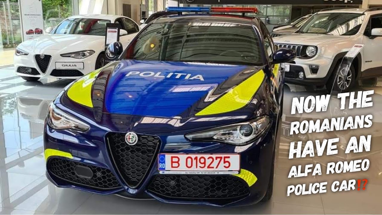 The New Romanian Alfa Romeo Giulia Veloce Police Force Is Here! - YouTube