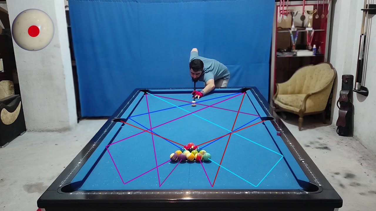 Bilardo Nasıl Oynanır - 5 | Bilardo da açılış nasıl yapılır(8, 9 ve 10 ...