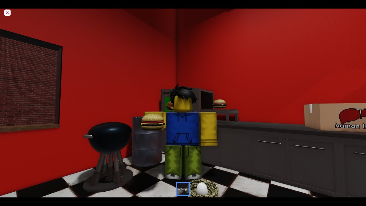 Making the homemade Mcborger meal in Roblox: The COOL zone - YouTube