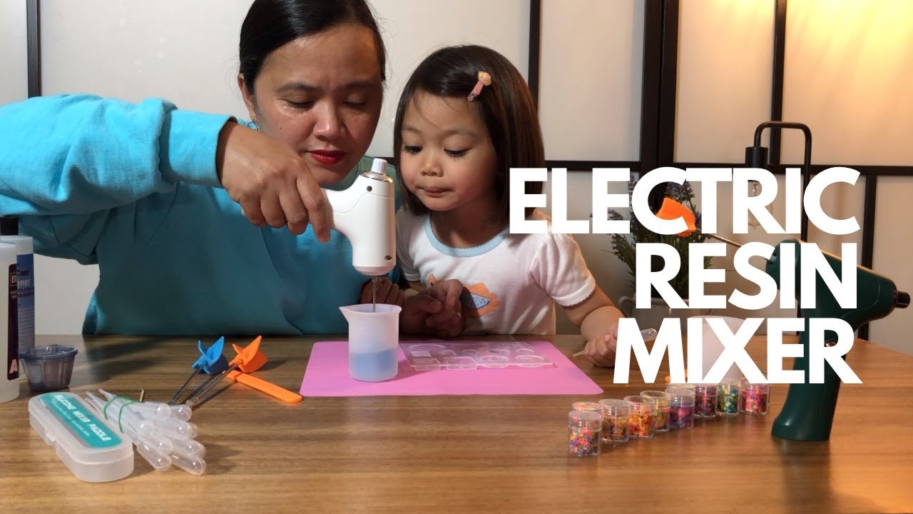 Get The Perfect Mixture Every Time With An Electric Resin Mixer! - YouTube