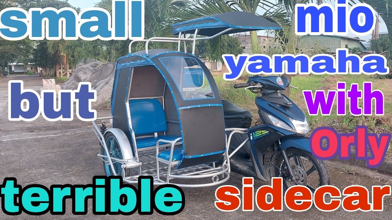 YAMAHA MIO W/ SIDECAR YAMAHA MIO W/ SMALL BUT TERRIBLE SIDECAR, ORLY ...