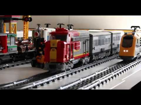 Lego: Smokey Joe, High Speed trains, (ICE and Eurostar,) Green cargo ...