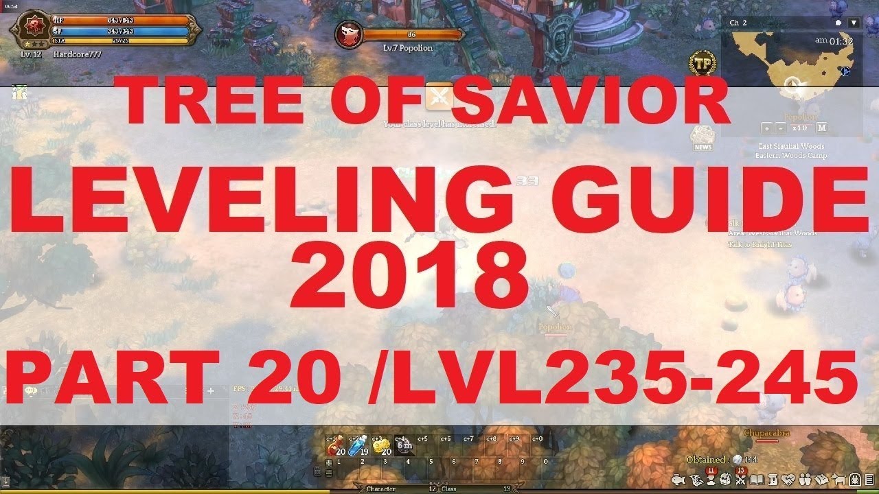 [ToS] Leveling guide 2018 part 20 - lvl235 - 245 - YouTube