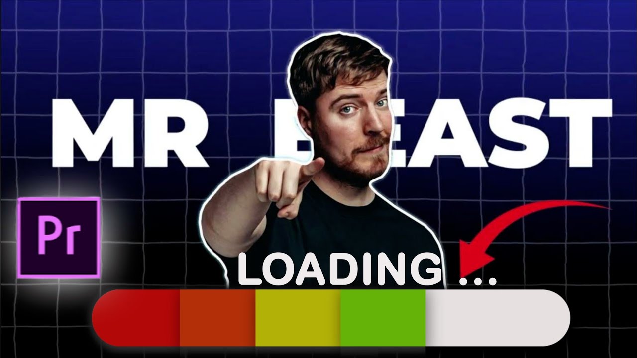How To Create Animated Progress Bar Like Mr Beast - Loading Bar In ...