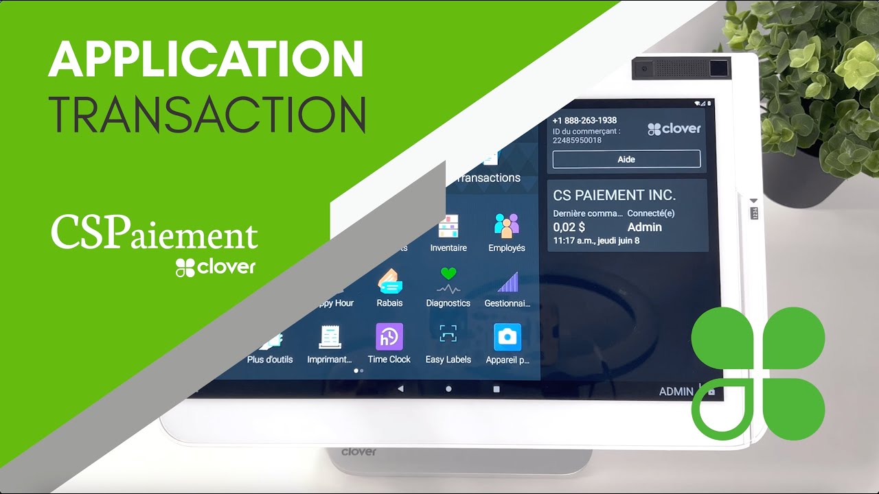Transaction | APPLICATION Clover - YouTube