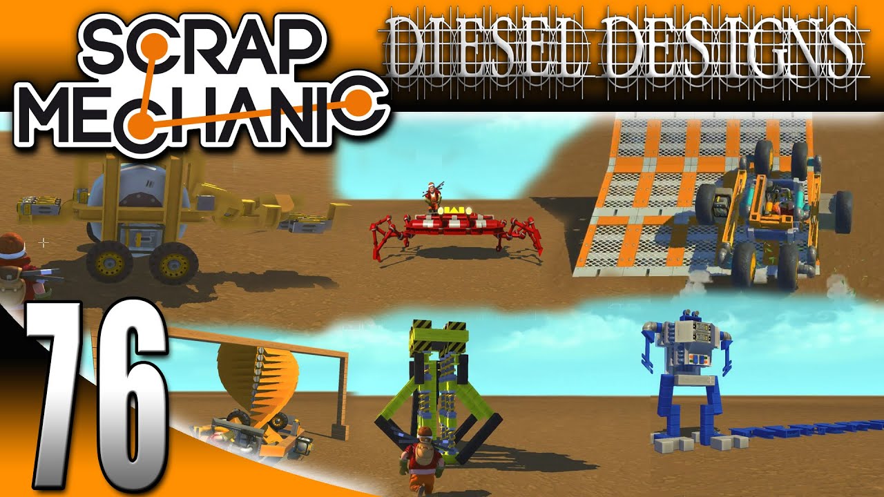 Scrap Mechanic Gameplay :EP76: FAN CREATIONS: 6 Creations by One ...