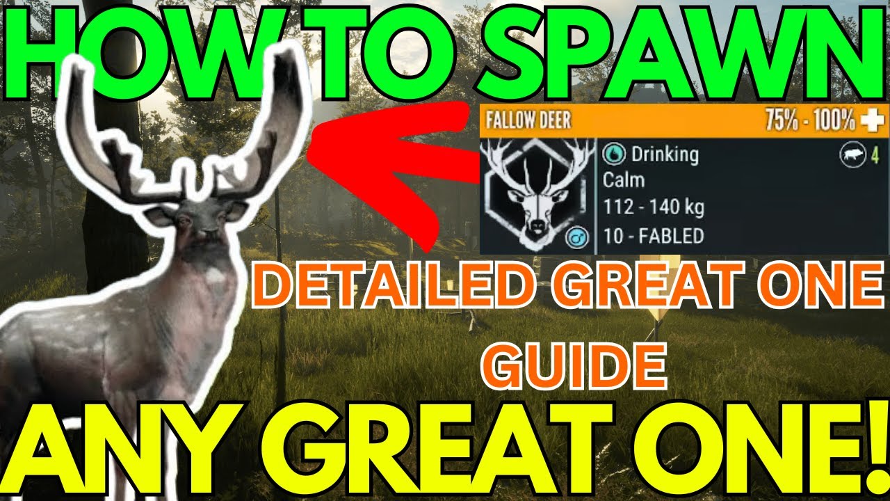 HOW TO SPAWN A GREAT ONE (EASY!!) - theHunter: Call of the Wild - YouTube