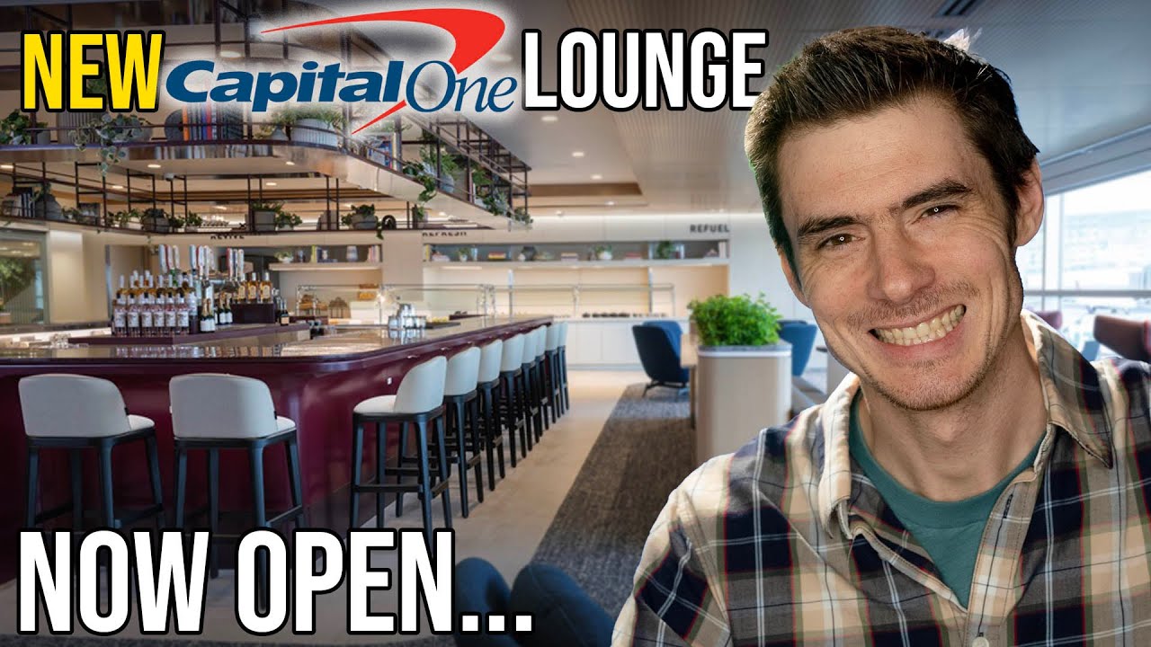 NEW Capital One Lounge Opens TODAY! Here's how to get in... - YouTube