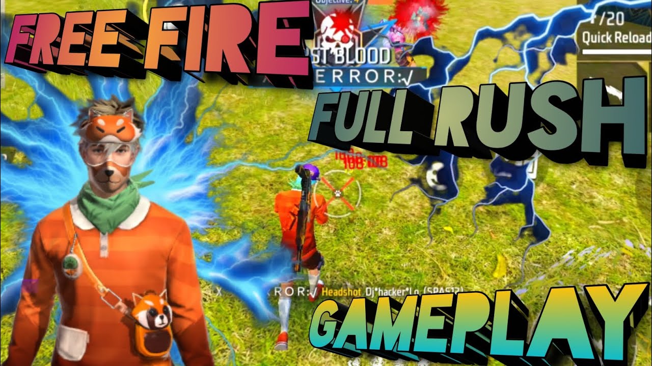 free fire full rush gameplay | rush gaming free fire 🔥1v1 - YouTube