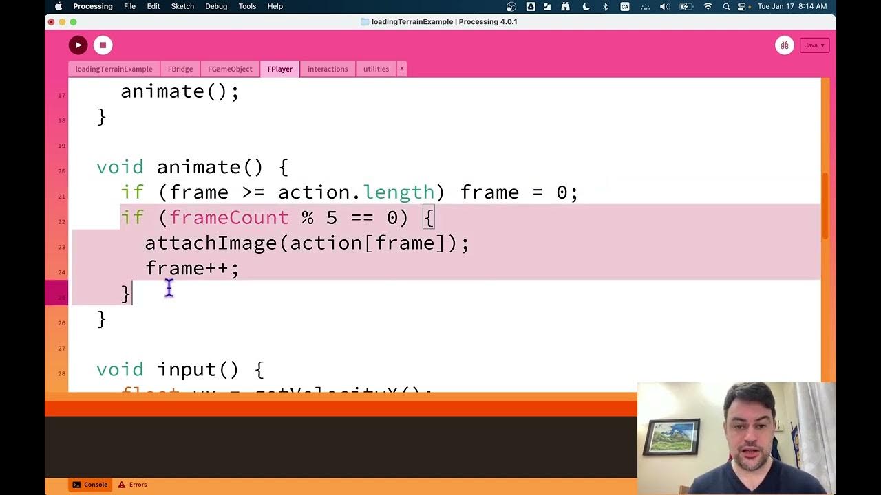 Making a Platformer in Processing with Fisica Part 9: Character Animations - YouTube