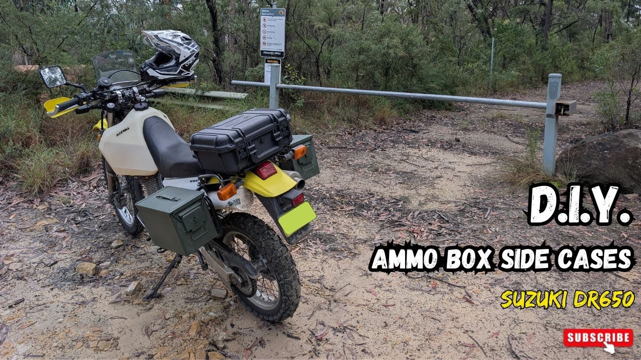 Ammo Box Side Cases (DIY) - DR650 - YouTube