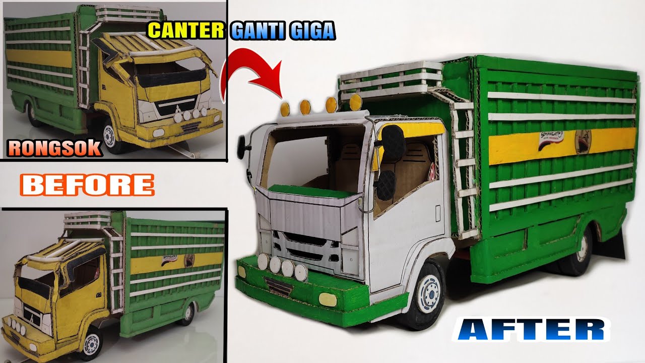 MODIF MINIATUR TRUCK SULAWESI JADI MBOISS - YouTube